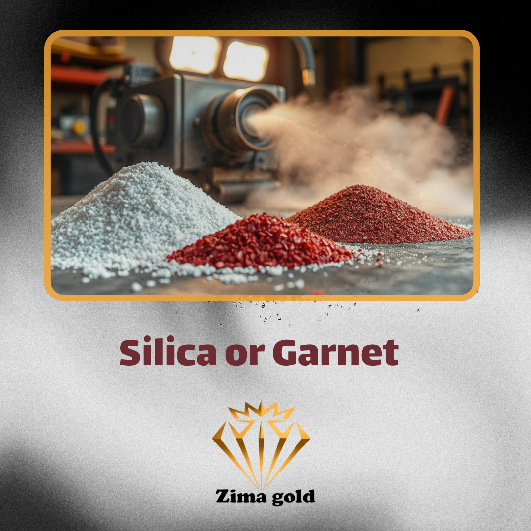Differences Between Silica and Garnet in Sandblasting - زیماگلدگارنت