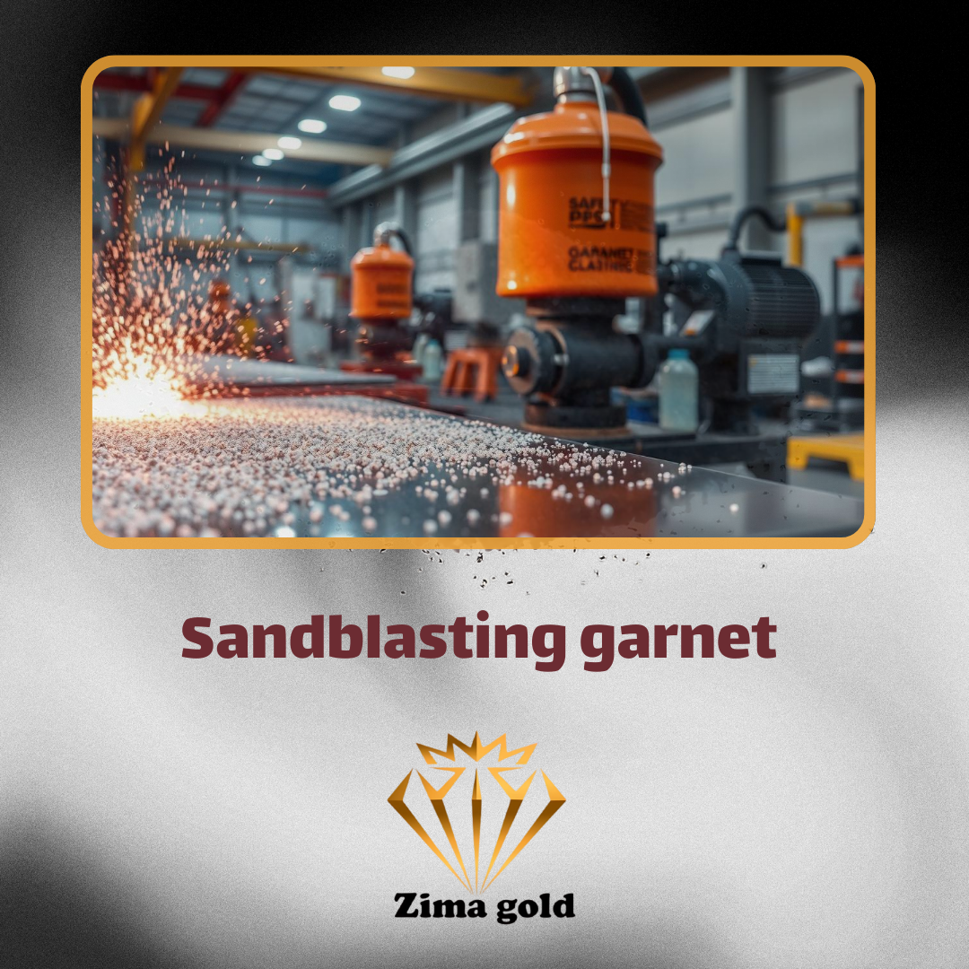 Garnet Sandblasting - زیماگلدگارنت